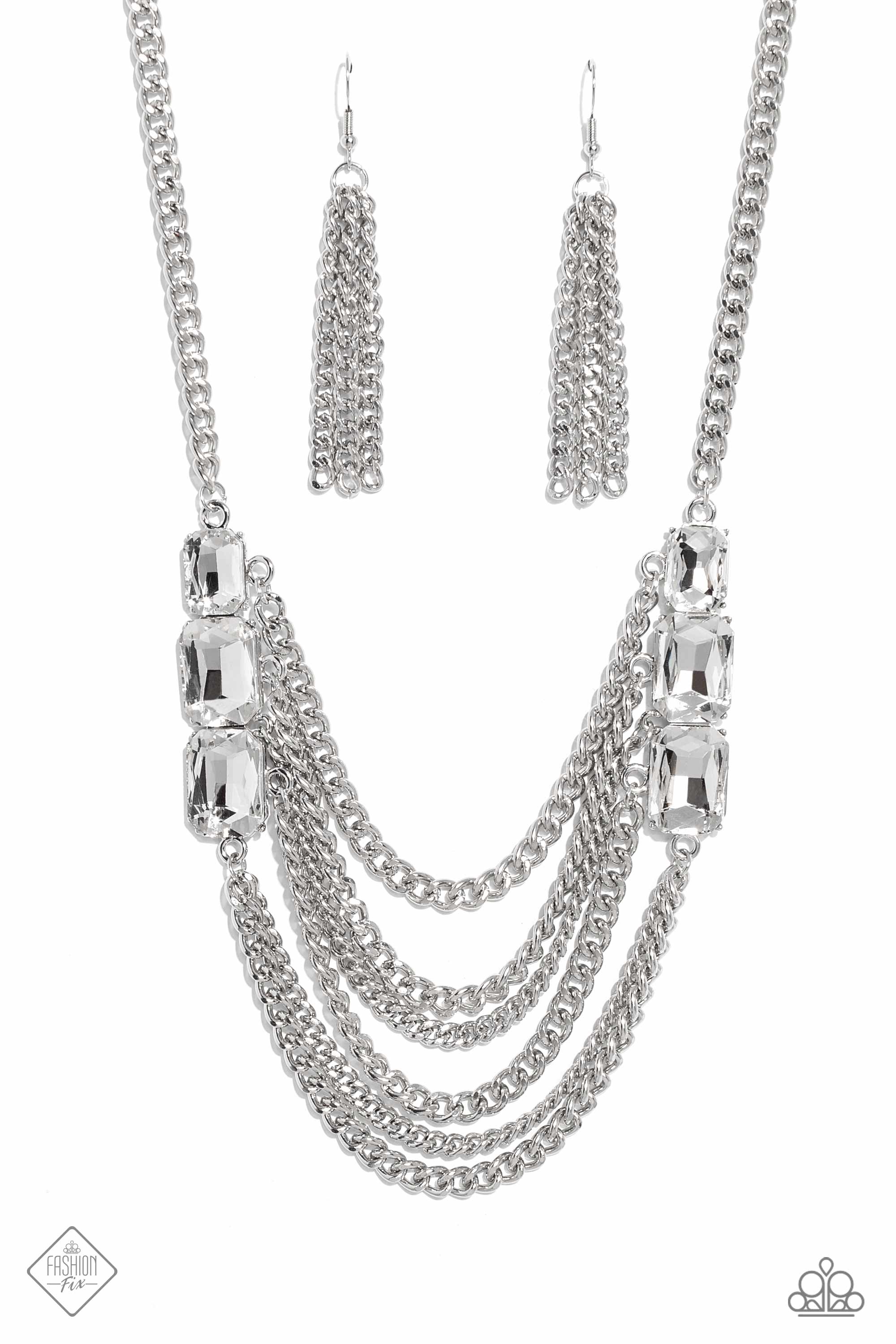 Come CHAIN or Shine - White – Ritzy Rich Bling Jewels