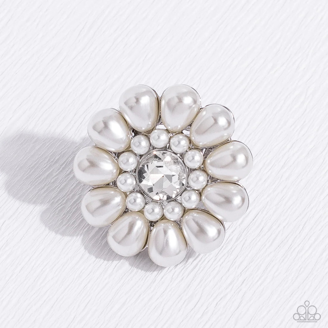 Pearl Talk White Ring – Ritzy Rich Bling Jewels