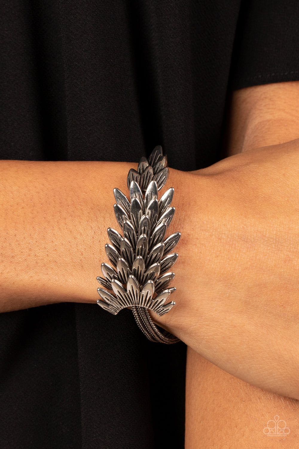 BOA and Arrow - Silver – Ritzy Rich Bling Jewels